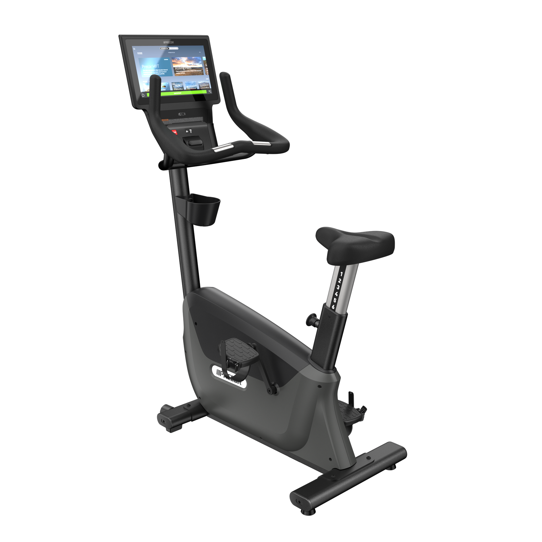 Precor 600 Line Upright Bikes – Precor At Home