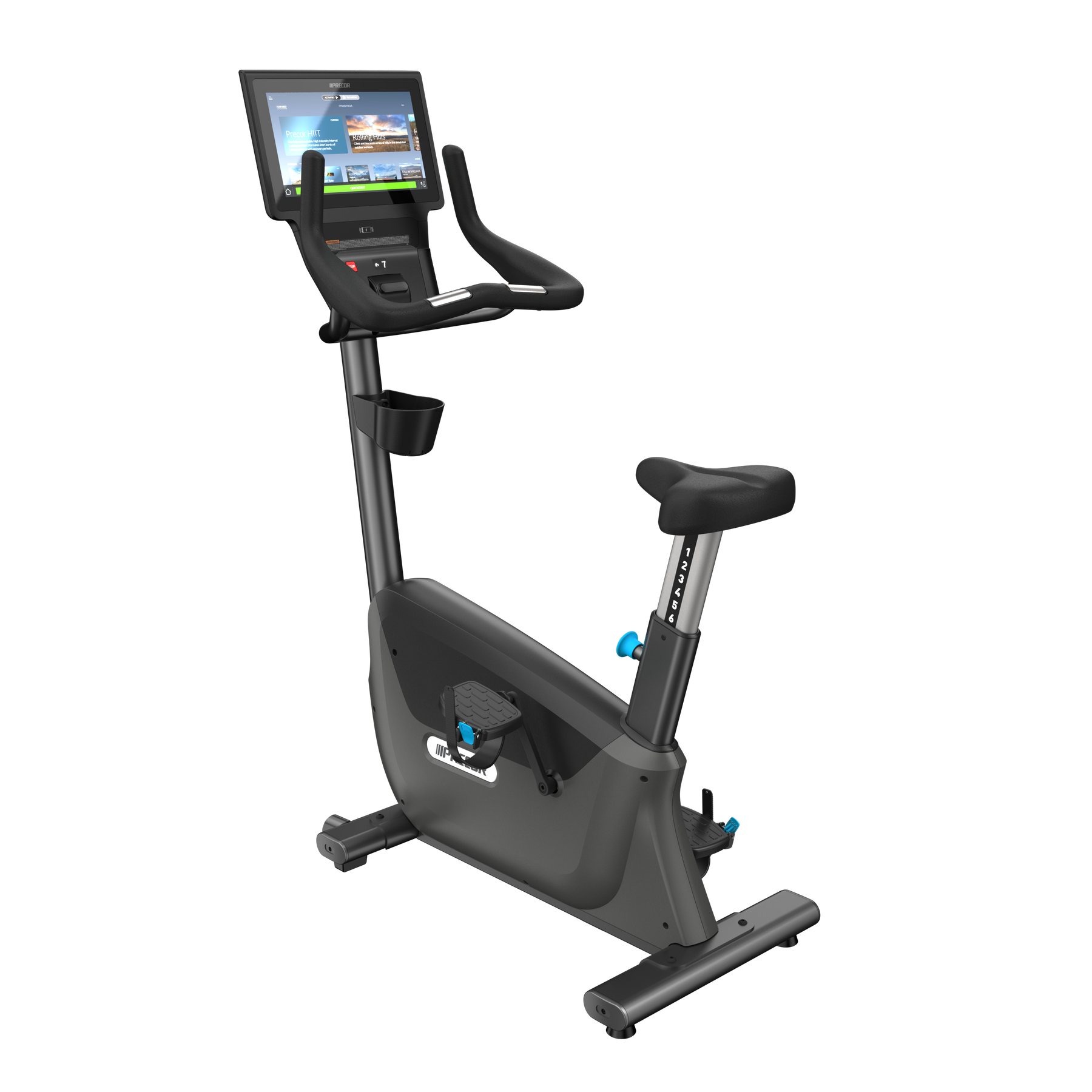 Precor 600 Line Upright Bikes – Precor At Home